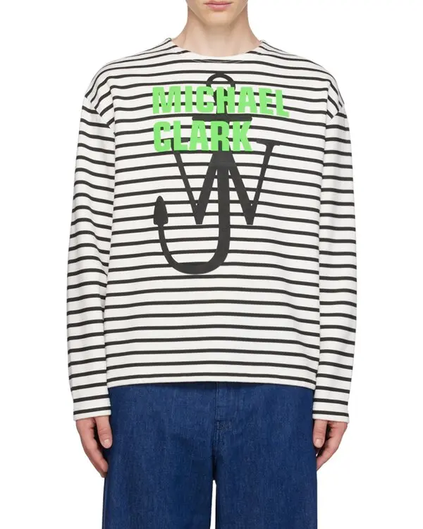 J.W.ANDERSON Jw Anderson Logo Printed Crewneck Sweatshirt