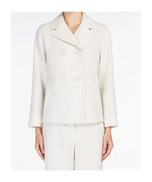 Max Mara Kasia Double-breasted Long-sleeved Jacket