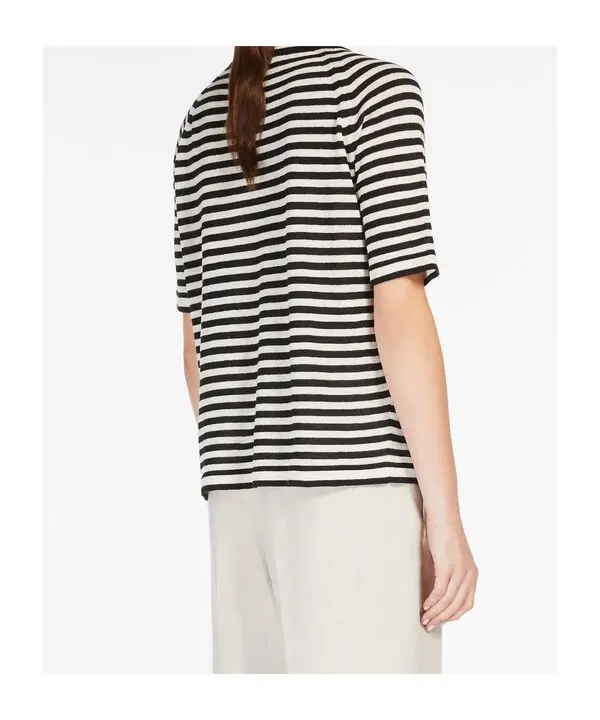 Max Mara Striped Crewneck Top