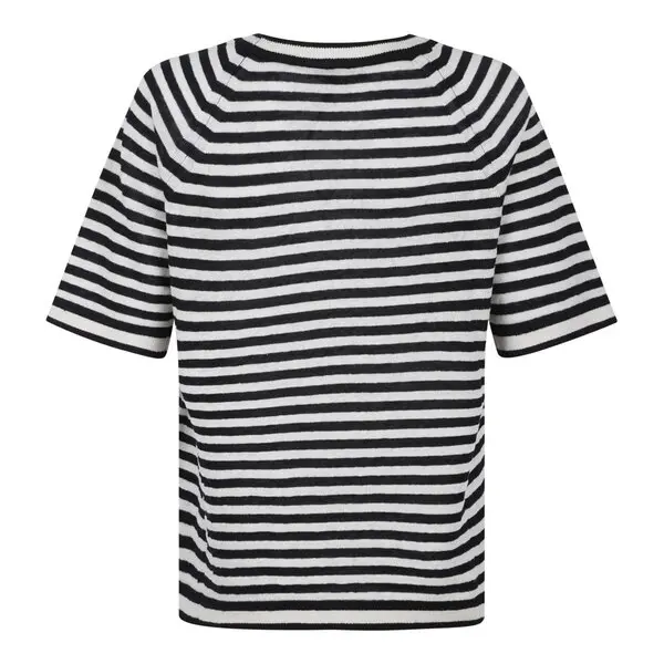 Max Mara Striped Crewneck Top