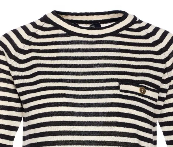 Max Mara Striped Crewneck Top