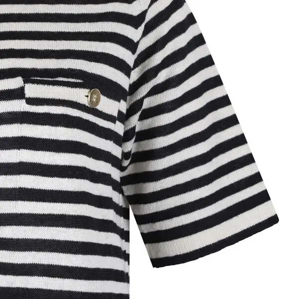 Max Mara Striped Crewneck Top
