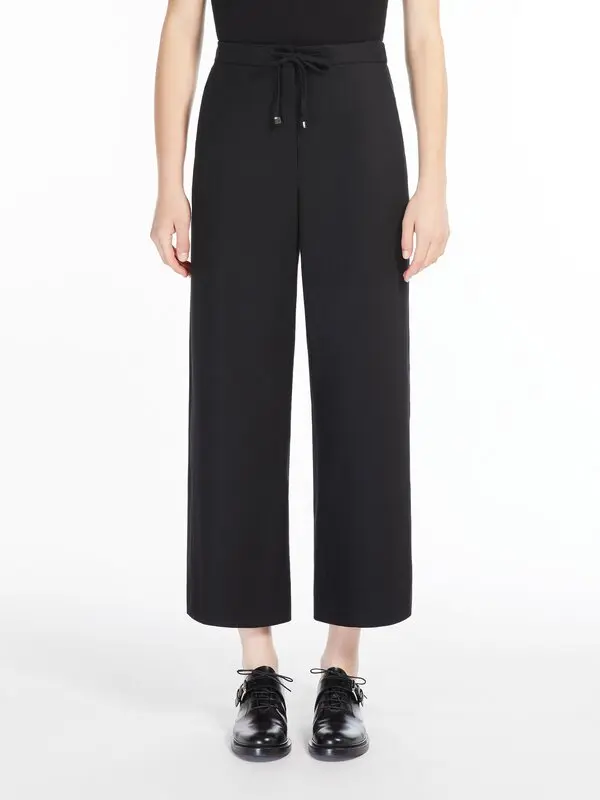 Max Mara Floria Drawstring Wide Leg Pants