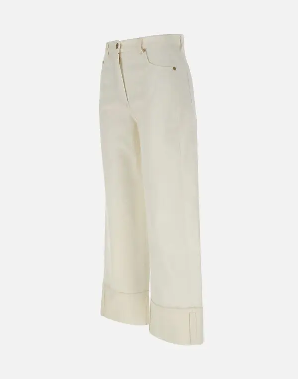 Max Mara Cervia Wide-leg Jeans - White