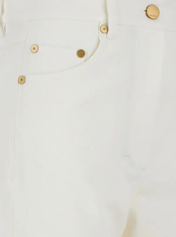 Max Mara Cervia Wide-leg Jeans - White
