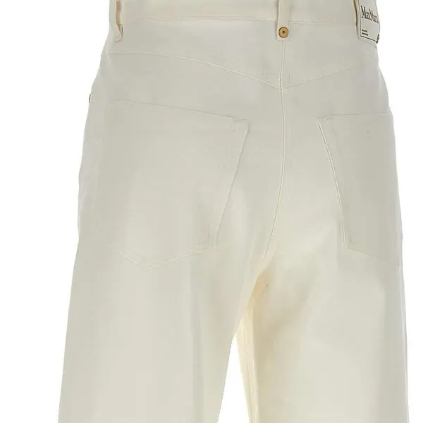 Max Mara Cervia Wide-leg Jeans - White