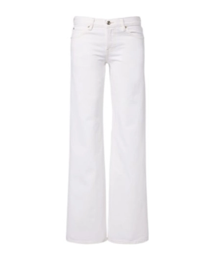 FRAME The Gray Wide-leg Jeans - White