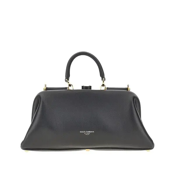 Dolce & Gabbana Plongé Nappa Leather 'grandma' Bag - Black