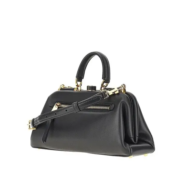 Dolce & Gabbana Plongé Nappa Leather 'grandma' Bag - Black