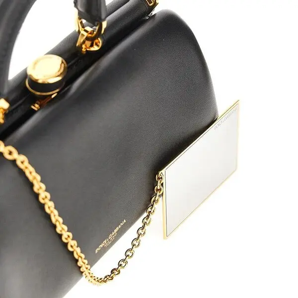 Dolce & Gabbana Plongé Nappa Leather 'grandma' Bag - Black