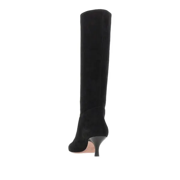Paris Texas Rose' Suede Leather Boots