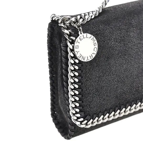 Stella McCartney Falabella Flap' Shoulder Bag - Black