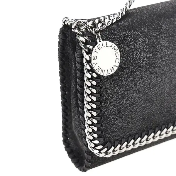 Stella McCartney Falabella Flap' Shoulder Bag - Black