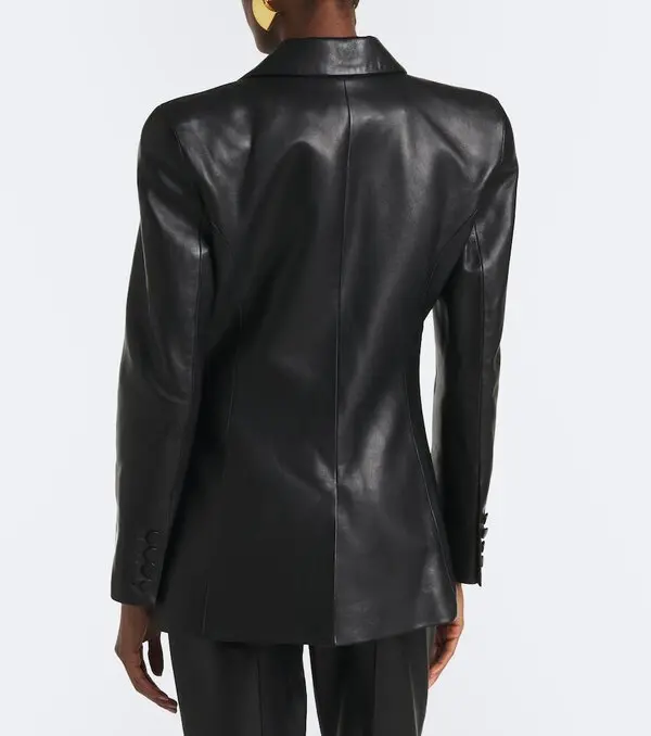 Balmain Leather Blazer