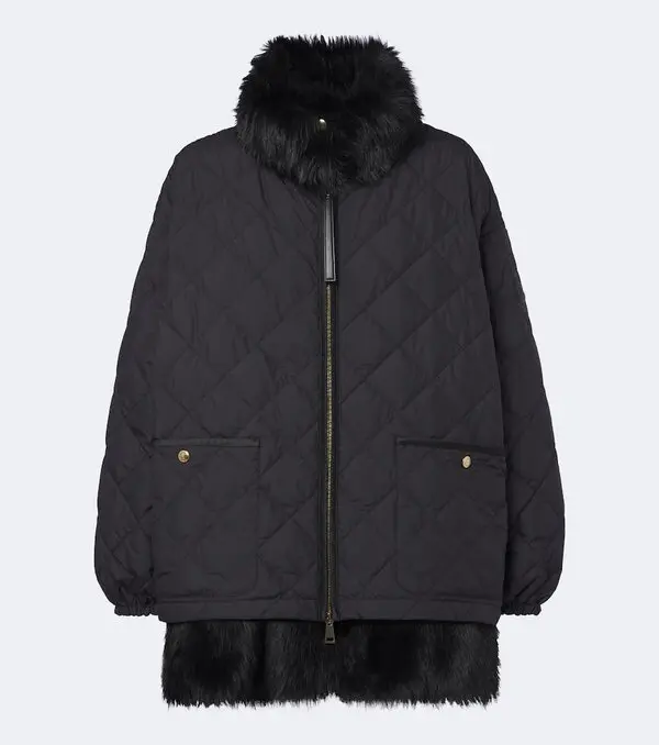 Moncler Chaleureux Convertible Quilted Down Jacket