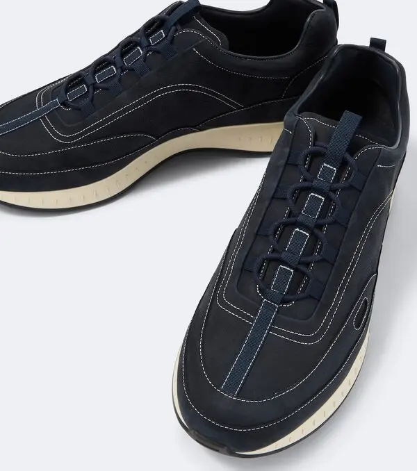 John Lobb Leather Slip-on Sneakers
