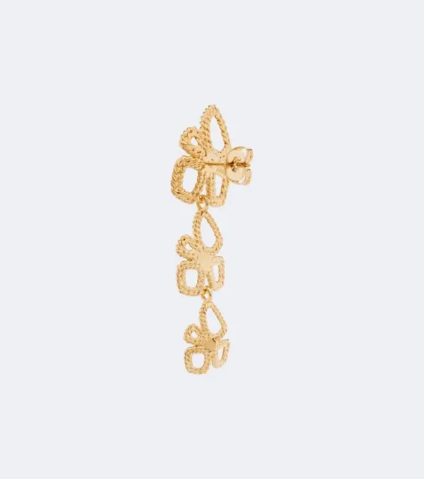 Zimmermann Bloom Mother-of-pearl -plated Drop Earrings