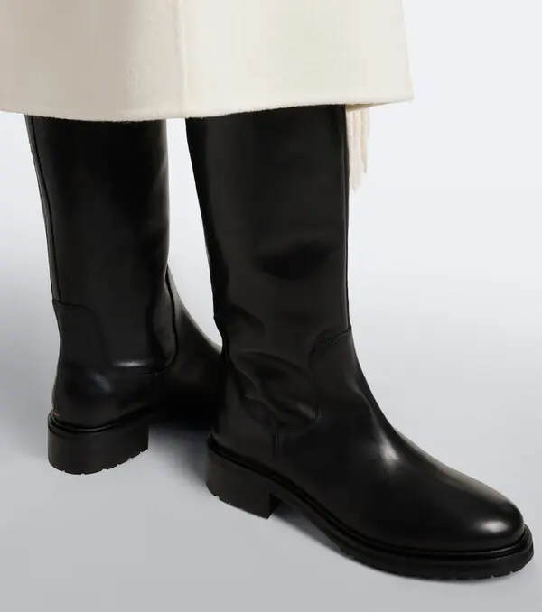 AeydĒ Henry Leather Knee-high Boots