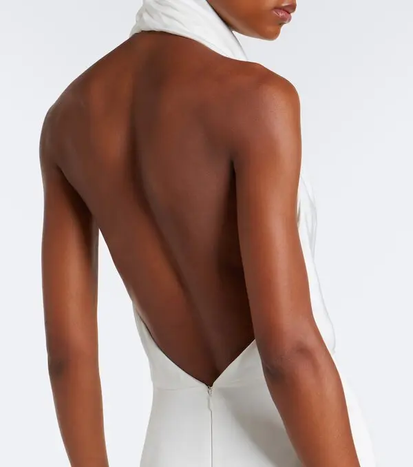 Givenchy Open-back Draped Gown