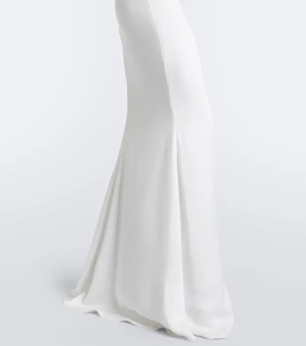Givenchy Open-back Draped Gown