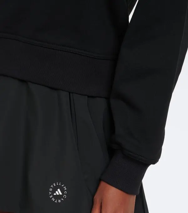 Adidas By Stella McCartney Logo Cotton Jersey Sweatshirt
