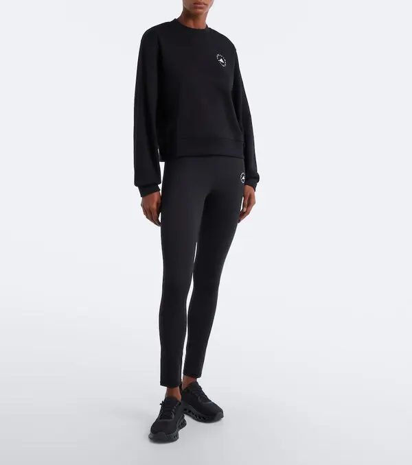 Adidas By Stella McCartney Logo Cotton Jersey Sweatshirt