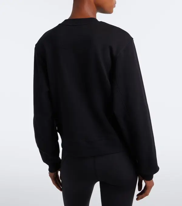 Adidas By Stella McCartney Logo Cotton Jersey Sweatshirt
