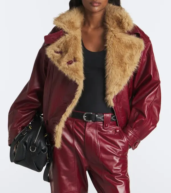 Isabel Marant Étoile Valina Leather Jacket