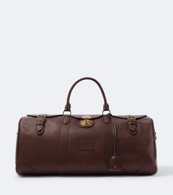 Polo Ralph Lauren Heritage Lock Large Leather Duffel Bag