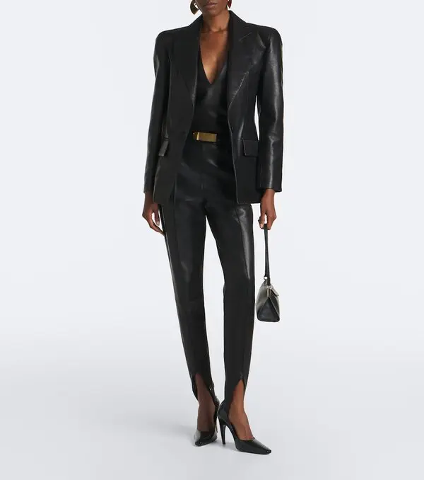 Balmain Leather Top