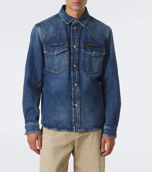 Moncler Denim Western Shirt