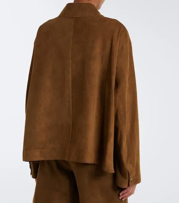 JOSEPH Aitna Suede Jacket - Brown