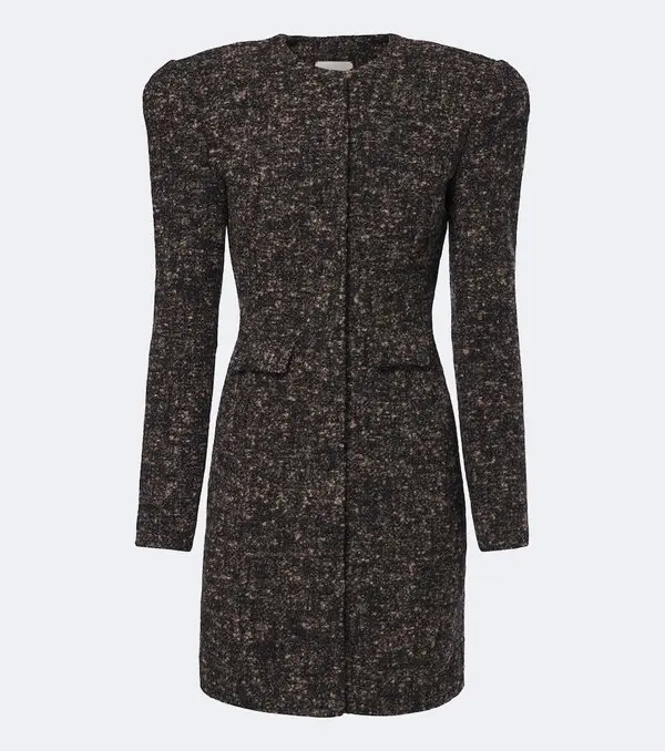 Magda Butrym Bouclé Wool-blend Blazer Dress