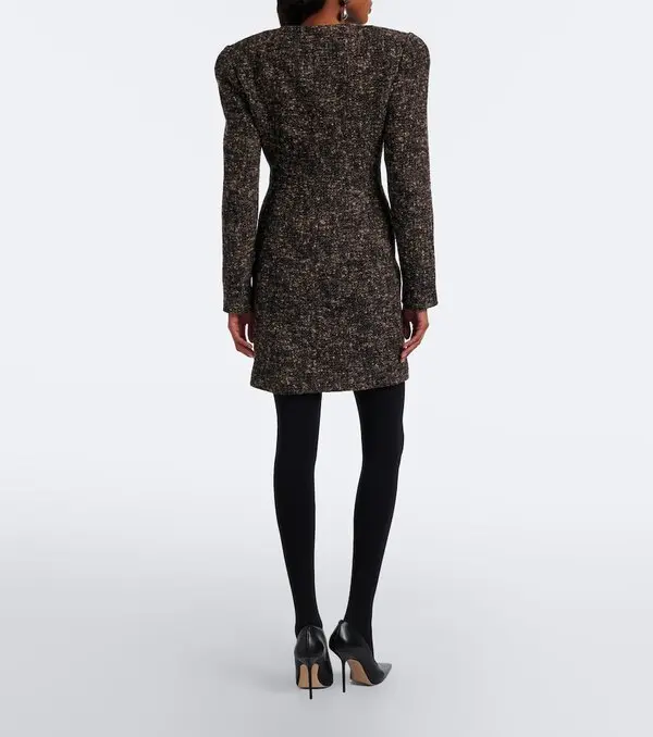 Magda Butrym Bouclé Wool-blend Blazer Dress