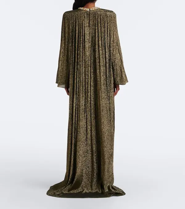 Valentino Garavani Embellished Silk-blend Gown