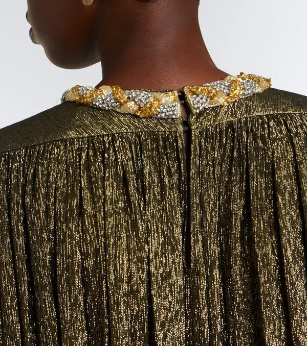 Valentino Garavani Embellished Silk-blend Gown