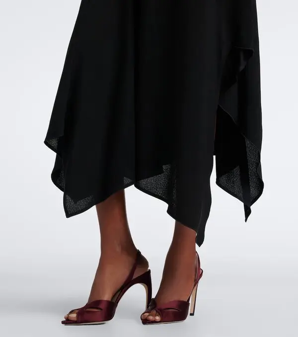 Victoria Beckham Draped Midi Dress
