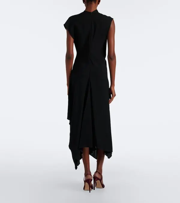 Victoria Beckham Draped Midi Dress