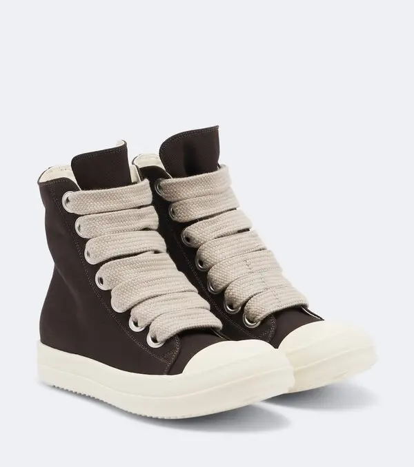 Rick Owens Jumbolace Denim Sneakers