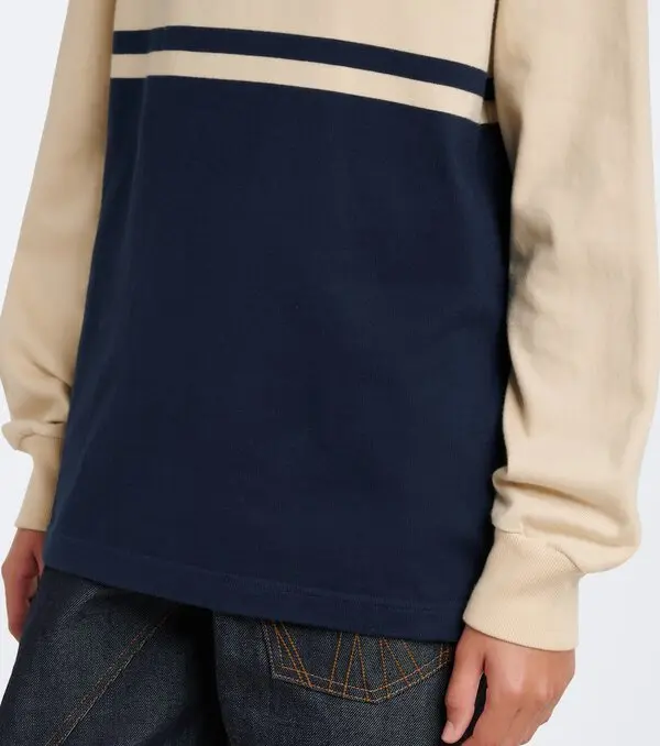 JW Anderson Cotton Jersey Polo Shirt - Beige