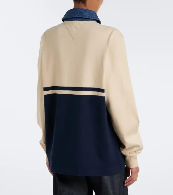 JW Anderson Cotton Jersey Polo Shirt - Beige