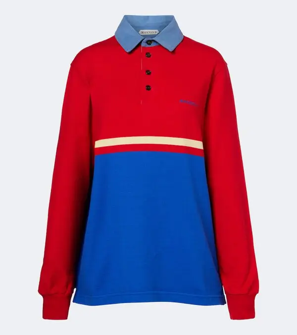 JW Anderson Cotton Jersey Polo Shirt - Multicoloured