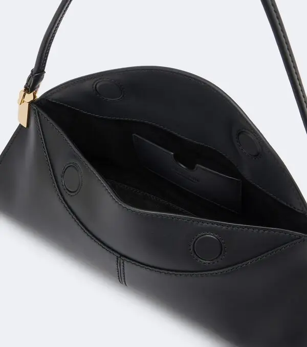 Balmain 64-83 Small Leather Shoulder Bag