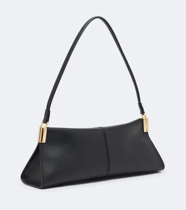 Balmain 64-83 Small Leather Shoulder Bag