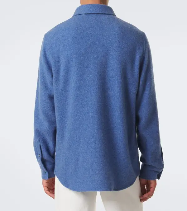 GOD'S TRUE CASHMERE Cashmere Shirt With Malachites