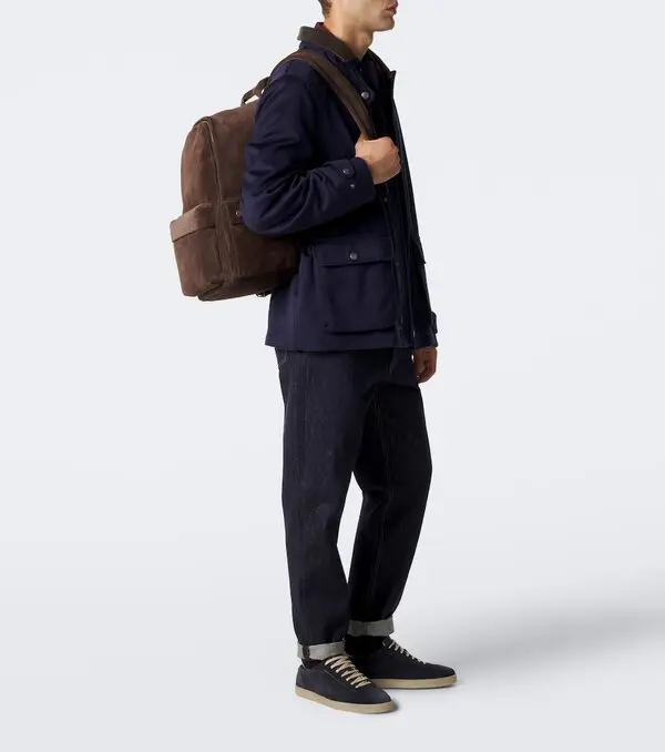 Brunello Cucinelli Suede Backpack