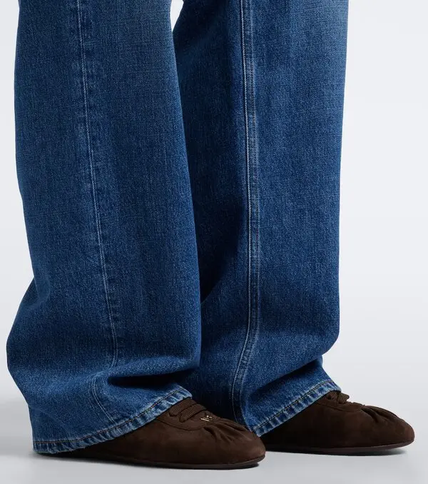 Dolce & Gabbana Dg Teddy-trimmed Suede Sneakers