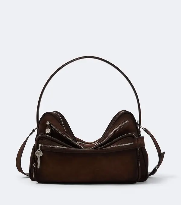 Acne Studios Camero Suede Shoulder Bag