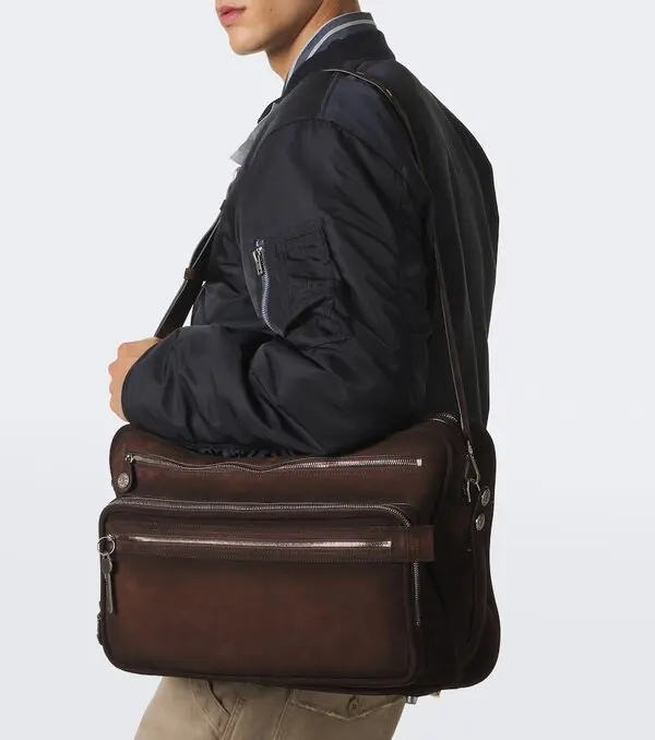 Acne Studios Camero Suede Shoulder Bag