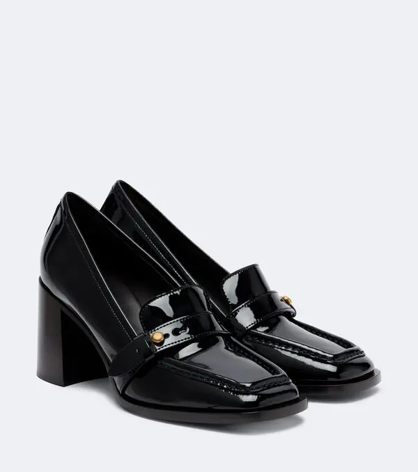 Zimmermann Astor Leather Loafer Pumps - Black